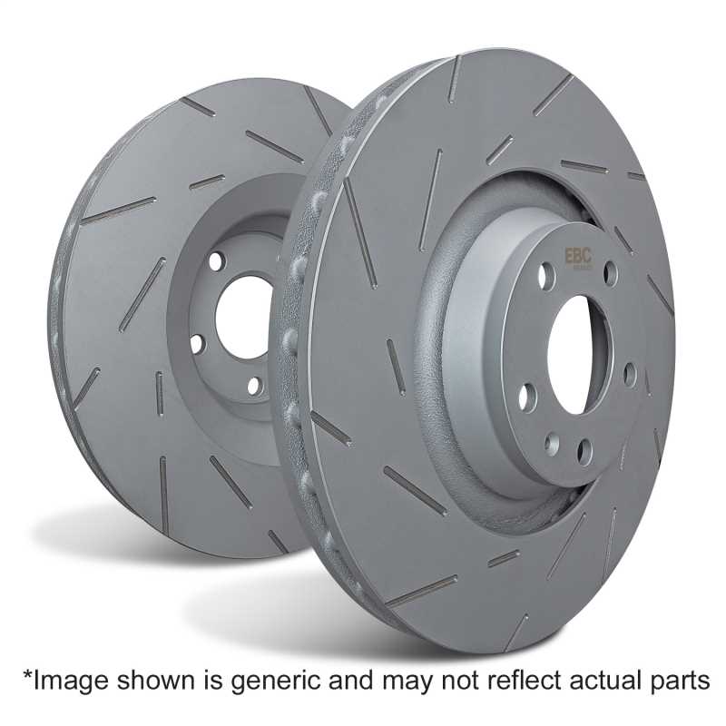 EBC Brakes USR Series Sport Slotted Rotor Set USR7902, Bonafide Auto Parts